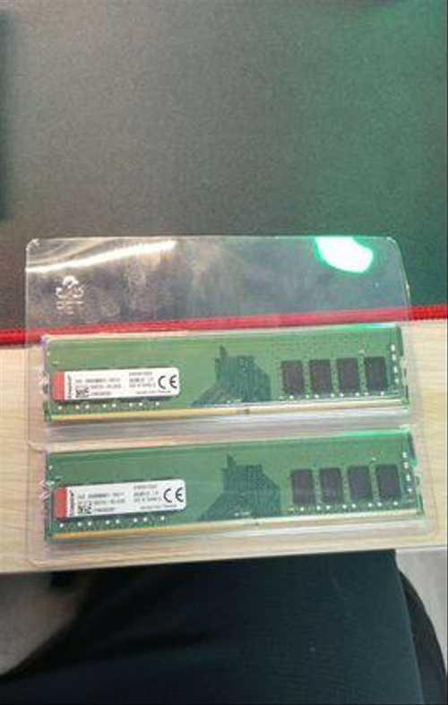 Kingston valueram 16GB(2 плашки по 8Gb)