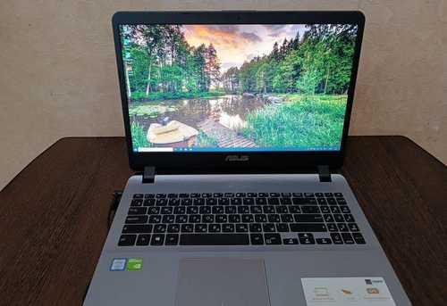 15.6" ASUS F507U, 1000 ГБ, Core i3-7020U, RAM 8 ГБ, GeForce MX130 2 ГБ