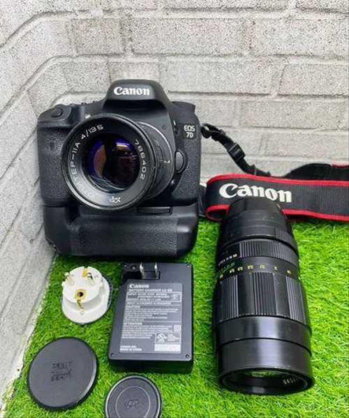 Фотоаппарат Canon EOS 7D/Jupiter-21m/Jupiter-11а