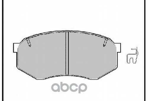 Колодки тормозные дисковые перед ADB3165 AL