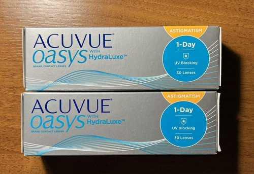 Acuvue oasys with hydraluxe FOR astigmatism