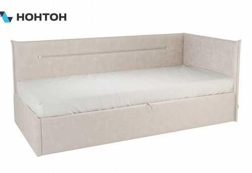 Кровать Альба 0.9 м кремовая