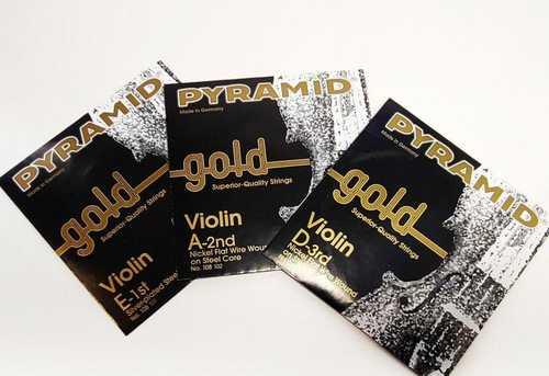 Струны для скрипки pyramid gold