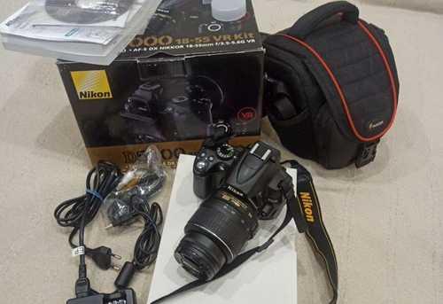 Фотоаппарат Nikon D5000 с объективом Nikon 18-55mm