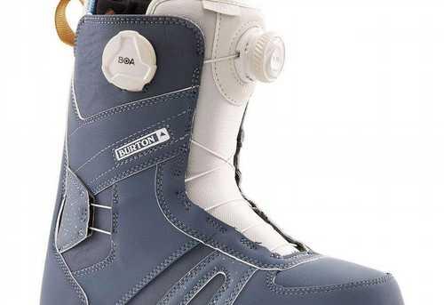 Ботинки для сноуборда burton felix BOA blue gray
