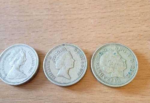 One pound. Elizabeth II