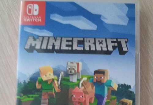Minecraft картридж на Nintendo switch (на русском)