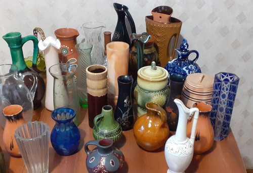 Кувшинчики, графины и вазочки СССР
