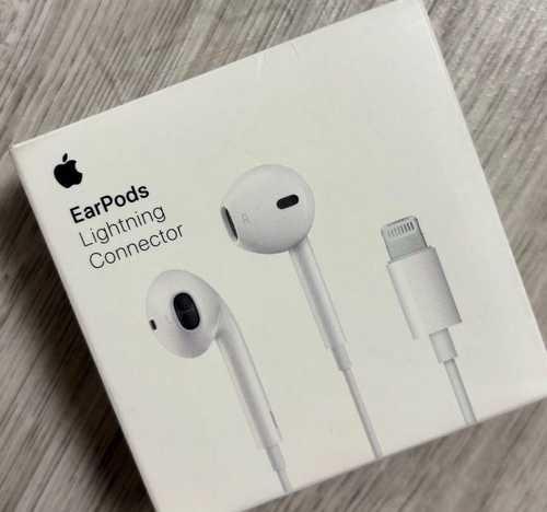 Наушники apple earpods lightning