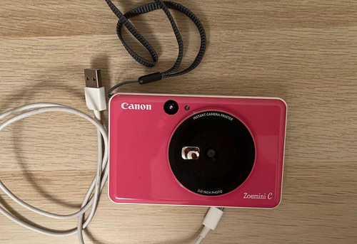 Фотоаппарат моментальной печати canon zoemini c