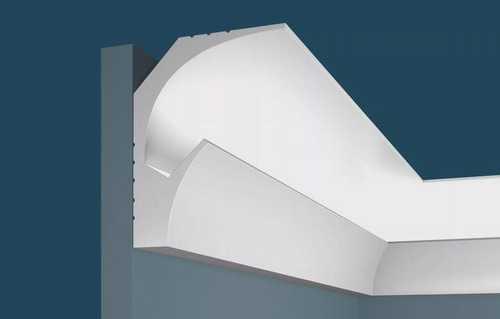 Карниз для скрытого освещения KX025, 115х90, экоп