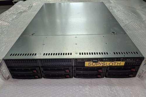 Сервер Supermicro CSE-825 X9dr3-f 64Gb