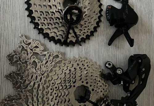 Групсет shimano olivio 9 скоростей