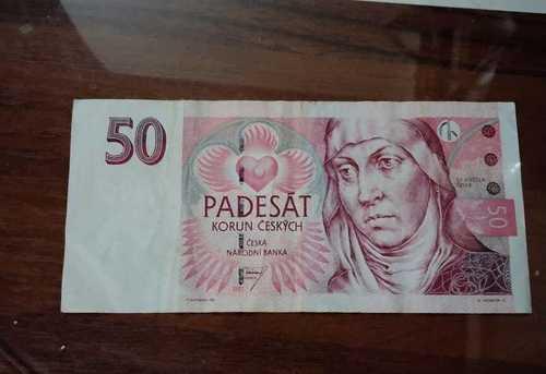 Банкнота Чехия 50 крон 1997