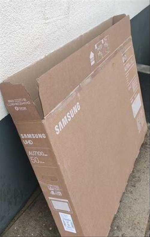 Коробка д телевизора samsung UHD AU7100 50" 125 см