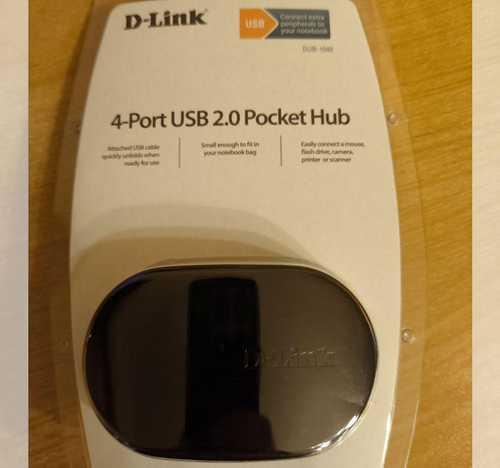 Концентратор на 4 порта USB 2.0 Dlink