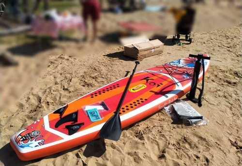 Сапборд кой Sup board koi устойчивый 3 плавника