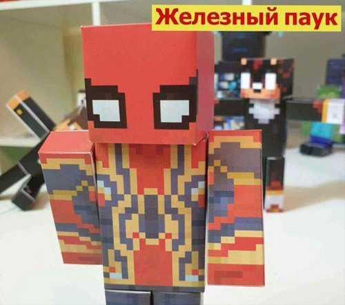 Железный паук конструктор для сборки 3D-Игрушки