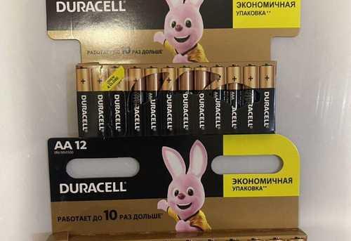 Батарейки duracell аа и ааа