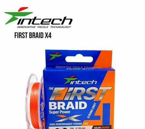 Шнур плетеный Intech First Braid X4 и Х8