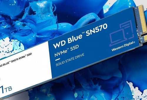 SSD-диск 1тб Western Digital SN570 WDS100T3B0C