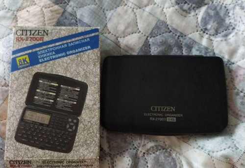 Электронная записная книжка Citizens RX- 270011