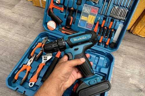 Аккумуляторная дрель шуруповерт makita 24v