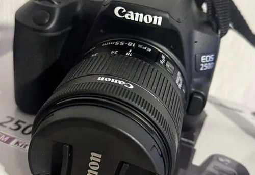 Фотокамера дзеркальна Canon EOS 250D kit 18-55 IS