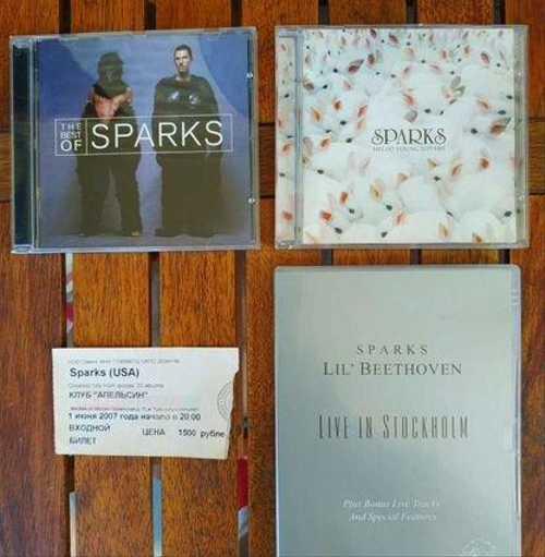 Sparks - 2 CD и 1 DVD оригиналы и лицензия