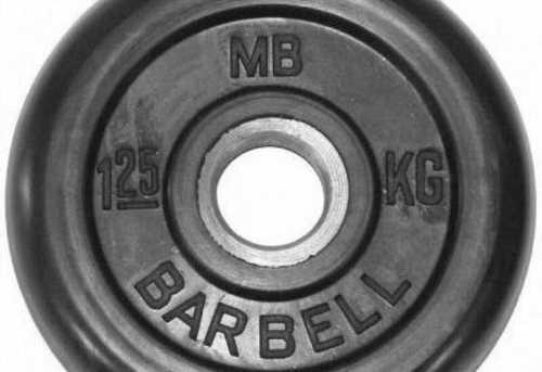 Диск обрезиненный barbell MB1.25 кг / 51 мм