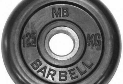 Диск обрезиненный barbell MB1.25 кг / 51 мм