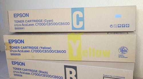 Картриджи Epson AcuLaser C7000/C8500/C8600 Yellow