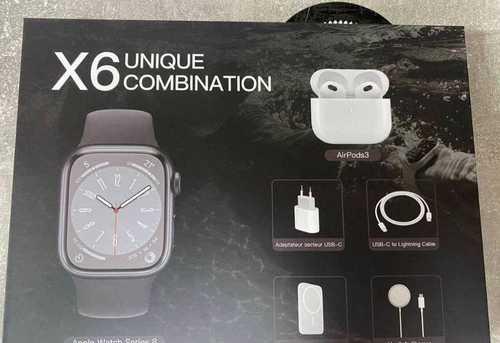 Часы apple watch, airpods 3, MagSafe, адаптер