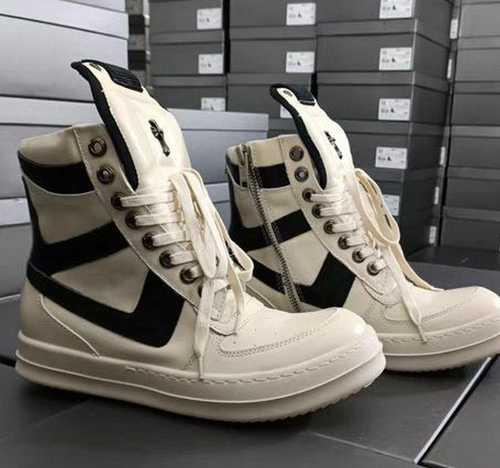 Rick owens geobasket x chrome hearts