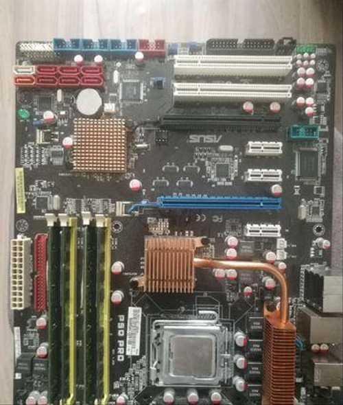 Asus p5q pro 775 socket +8gb + xeon 5440