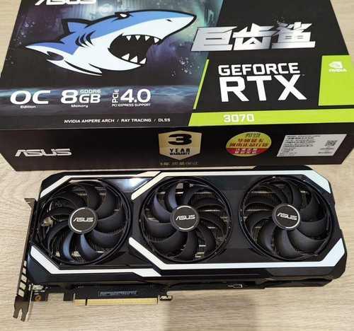 Видео карта Asus Megaladon RTX 3070 8 Гб