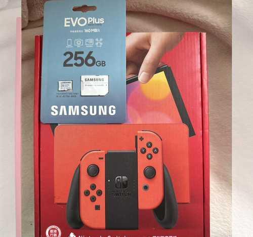 Nintendo switch oled прошитый   Samsung evo 256 gb