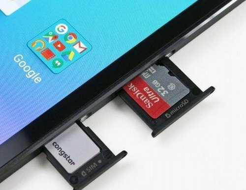 Лоток симкарты Samsung Tab S2 9.7 черный