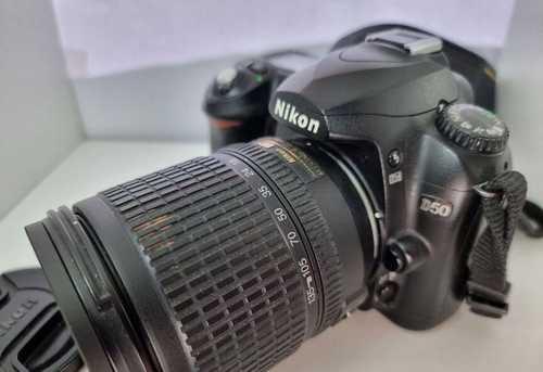 Зеркальный фотоаппарат nikon D50+18-135 F3.5