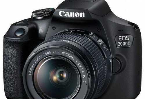Фотоаппарат Canon 2000D Kit EF-S 18-55mm IS II