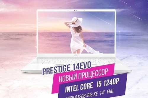 MSI Prestige 14Evo i5 1240P 512GB 16GB