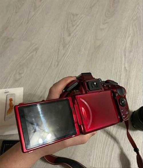 Фотоаппарат nikon D5200 red
