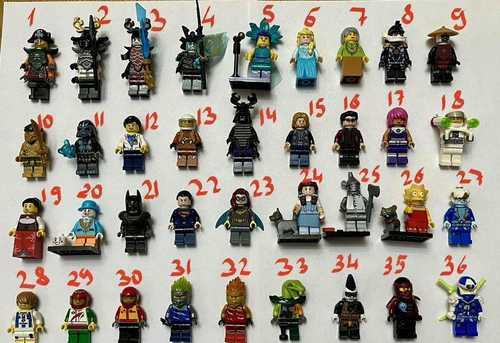 Lego minifigures (человечки)