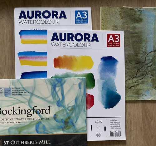 Склейки для акварели Aurora, Bockinford