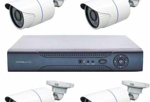 Комплект видеонаблюдения PoE 4 Мп IP цифровой Мс