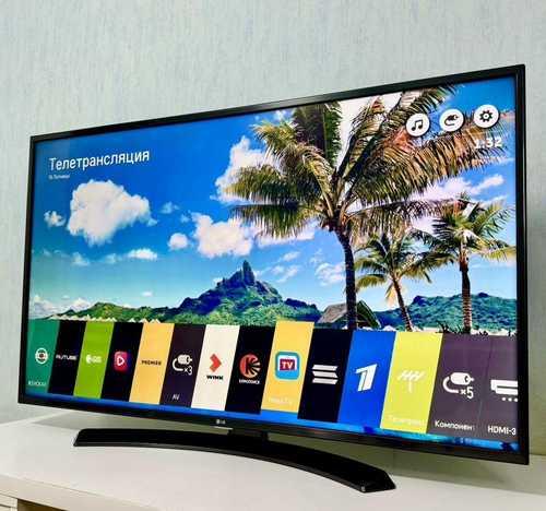 Огромный LG 49"(125см) SMART, 4K