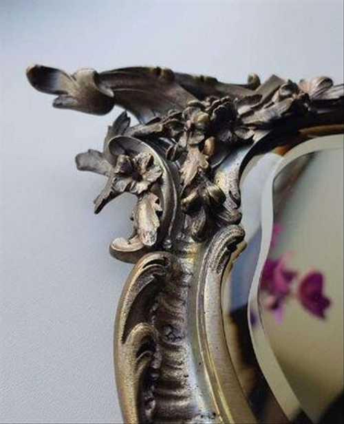 Зеркало антикварное, старинное рококо