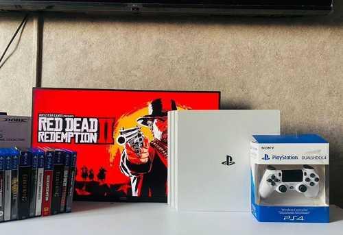 Sony Playstation 4 Pro White 1tb 4K