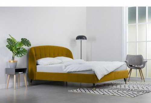 Кровать Льери 160 Velvet Mustard