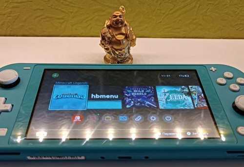 Прошитый Nintendo Switch Lite Turquoise